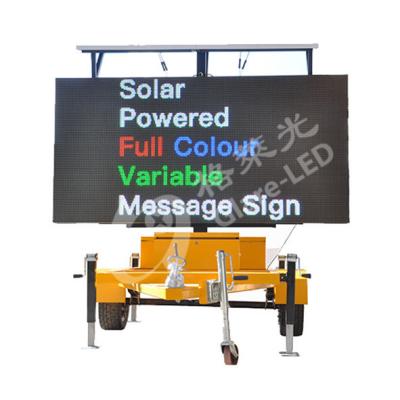 China 2.56*1.28 Meters LED Warning Trailers for Medical Treatment Single-Sided Display for sale