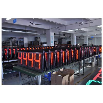 China 24 Inch Digital Led Gas Sign for Exhibition Hall 5000 /m2 8000cd/m2 Brightness for sale