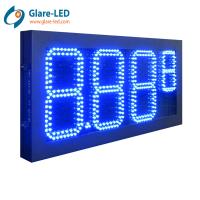 China Waterproof level IP65 Outdoor LED Gas Station Board with Custom 7 Segment Display for sale