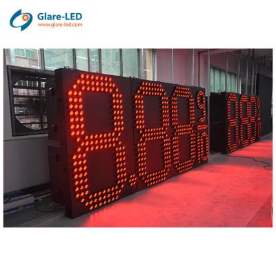 China 72inch Red 8.88 9 10 Pixel Tube Led Gas Signs For Outdoor Led Display for sale