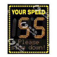 China Radar Speed Monitor Traffic Control LED Vms Variable Message Sign 50W IP65 Waterproof for sale