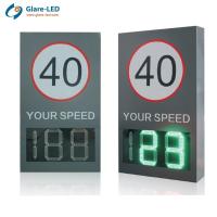 China Red Green Digit School Traffic Speed Limit Radar Led Signs Vms Display Board for sale