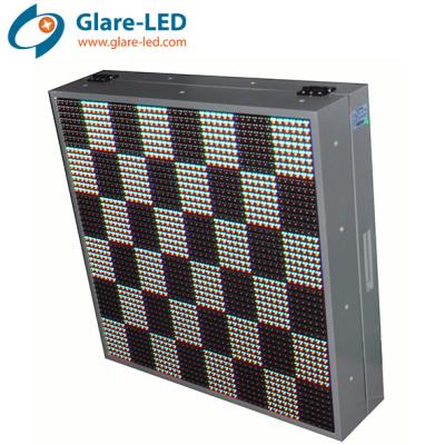 China 32*16 Glare-LED Testing Racing Cars Sign with 256*256*35 mm Panel for sale