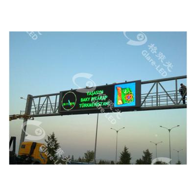 China VMS LED Display with 16*8 Panel Size 31.25mm Pixel Pitch and IP65 Waterproof for Highway Traffic for sale