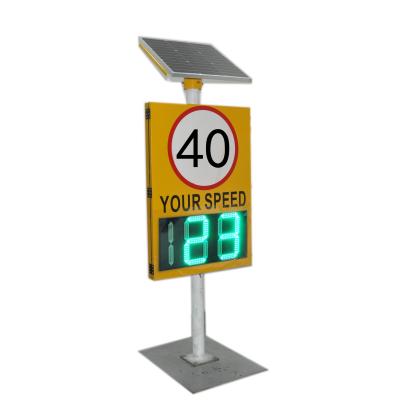 China 12inch Height Radar Speed Limit Sign with Portable Design and Brightness ≥10000 CD/m2 for sale