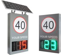 China High Brightness Radar Sign Detector for Traffic Speed Monitoring 12inch/13.4inch Height for sale