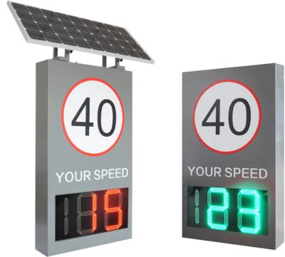 China Static Constant Current Driving Mode and IC Solar Speed Sign with 50W LED Display for sale