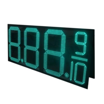 China Fuel Station Pylon Sign LED Gas Light Display with Communication and 8
