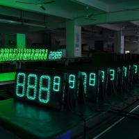 China Fuel Station Pylon Sign LED Gas Light Display with Auto-Dimming Sensor and LED Technology for sale