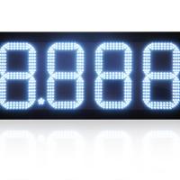 China 18 Inches Digital LED Gas Signs 7 Segment IP65 Outdoor for Gas Station D/C 64 for sale