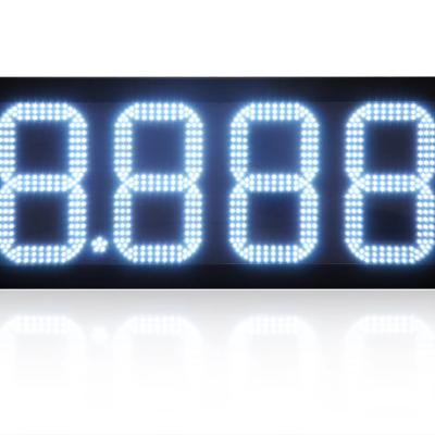 China 18 Inches Digital LED Gas Signs 7 Segment IP65 Outdoor for Gas Station D/C 64 for sale
