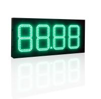 China TCP/IP Communication 18 Inches Digital LED Gas Signs for High Brightness and Outdoor for sale