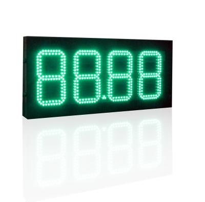 China TCP/IP Communication 18 Inches Digital LED Gas Signs for High Brightness and Outdoor for sale