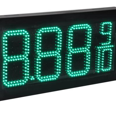 China Outdoor IP65 Waterproof 18 Inches Digital LED Gas Signs 7 Segment 110/220VAC Power Input for sale