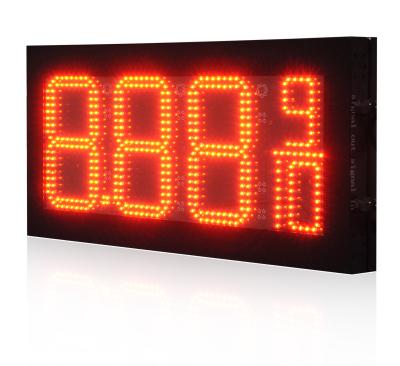 China Outdoor IP65 Waterproof 18 Inch LED Gas Signs 7 Segment with RF Remote Communication for sale