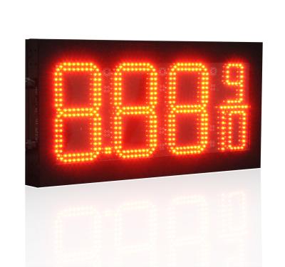 China Gas Station Display Board with RF Remote and 8.88/88.88/8.888/8.889/ 8.889/10 Format for sale