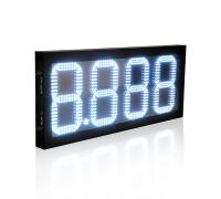 China Auto-Dimming Sensor Gas Station Sign LED Display Board with Brightness Control 24-inch for sale
