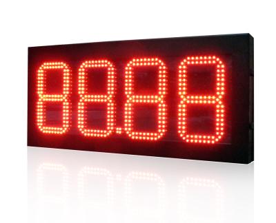 China Outdoor 12 inch Led Gas Station Signs With RF Remote Control and Sensor Auto-Dimming for sale