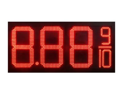 China 24 Inch Outdoor Gas Station LED Changer with High Brightness and System Connectivity for sale
