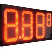China Graphics Display Function LED Gas Sign 16 inch red led petrol display for Gas Station for sale
