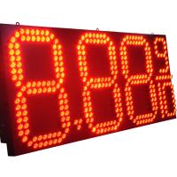 China 8.889 10 LED Gas Board 8 Level Auto-Dimming 60HZ 50HZ Led Message Board for sale