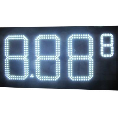 China 8.889 Inch Led Gas Sign With 3g Rf Tcp Ip System Connectivity Ip65 Waterproof for sale