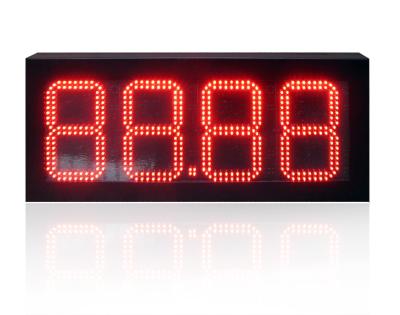 China Auto-dimming 12 inch Led Gas Station Signs With RF Remote Control for petrol station for sale