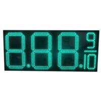 China Front or rear access 24V Digital Gas Changer LED Signs for Regular and Diesel Fuel at Outdoor Gas Stations for sale