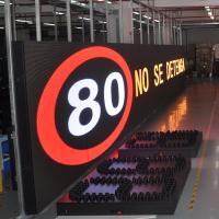 China VMS LED Display Variable Message Sign with 310W Average Power Consumption 3906 dot/m2 Pixel Density and >120Hz Refresh Rate for Highway Roadside Safety for sale