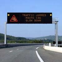 China High Brightness VMS LED Display with 16mm Pixel Pitch and 3906 dot/m2 Density for Road Safety for sale