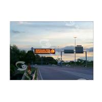 China City Roadside Variable Message Sign with 250-300m Viewing Distance >120Hz Refresh Rate and 100,000 Hours Life Span VMS LED Display for sale