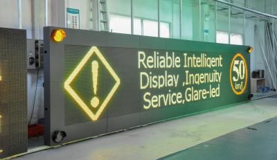 China Full Color Ultra Brightness IP65 Waterproof 16mm Pixel Pitch VMS LED Display for Highway Roadxpressway for sale