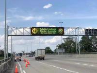 China High Brightness P10 Pixel Pitch Variable Message Sign for Outdoor Traffic LED Poster Display Panel for sale