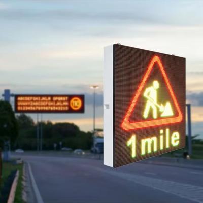 China Highway Traffic EN12966 Standard VMS Led Display with 12000 Brightness and IP65 Waterproof for sale