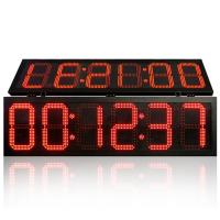 China IP65 Waterproof 24 Inch Digital LED Sign with GPS Synchronization for Time and Temperature Display for sale
