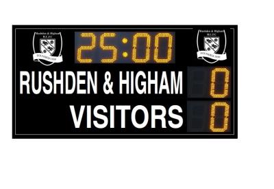 China 8000cd/m2 High Brightness LED Electronic Scoreboard with RF Remote Control and Weatherproof Design for Outdoor Sports for sale