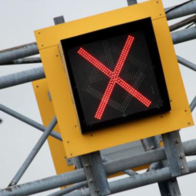 China LED Lane Control Sign with Red and Green Super Bright LED, JT/T 431-2000 Quality Standard, Glare-LED Design for Traffic Signal Light for sale