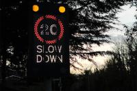China Weatherproof MUTCD Compliant Variable Speed Limit Sign with Real-time Adaptive LED Display for sale