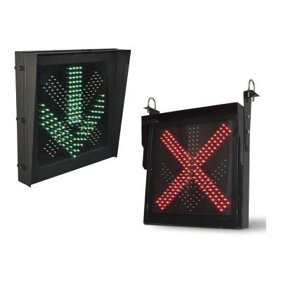 China Wholesale High Brightness Red Cross Green Arrow Highway LED Lane Control Sign for sale