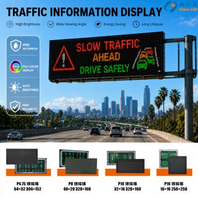 China Intelligent Traffic LED Variable Message Sign with Full Color RGB, IP65 Waterproof, and Remote Controlled VMS Display Board for ITS Solutions for sale