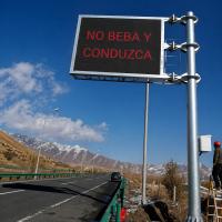 China Outdoor Full Color LED Traffic Display Screen Variable Message Sign RGB Highway Information Board High Brightness IP65 for sale