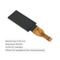 China OEM SPI TFT LCD Module Display panel 0.96 Inch St7735 80x160 3.1V for sale