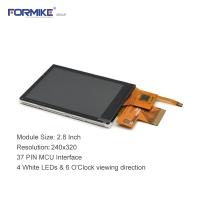 China MCU 240x320 2.8 Inch TFT LCD Module Display Module With Capacitive Touch Panel for sale