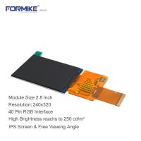 China Small IPS 240x320 LCD Module Transparent TFT 2.8 Touch Screen 40Pin for sale