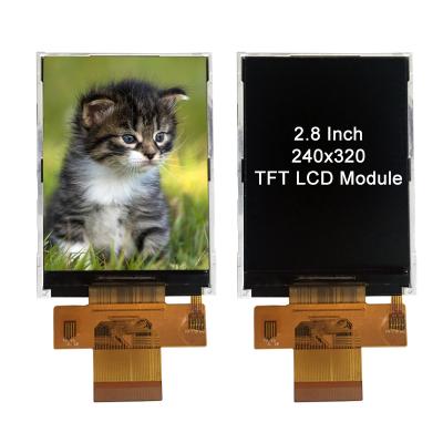 China ODM 3.2V 240x320 TFT LCD Panel touch Screen Display 2.8 Inch High Brightness for sale