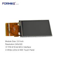 China 2.8 Inch TFT LCD Display Panel ILI9341 240x320 Resolution With Resistive Touch for sale