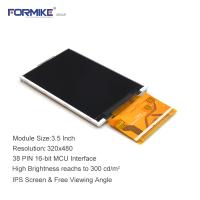 China Transparent 320x480 ILI9488 LCD 3.5 Inch TFT LCD Display With IPS Viewing 38 Pin Soldering FPC for sale