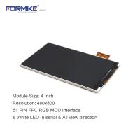 China 480x800 Transflective Color TFT Display IPS Panel Touch Screen LCD With NT35510 Driver IC for sale