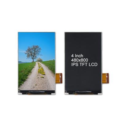 China 480x800 Transflective Color TFT Display IPS Panel Touch Screen LCD With NT35510 Driver IC for sale
