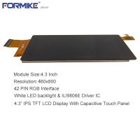 China 4.3 Touch 480x800 4.3 Inch Ili9341 TFT Touch Panel LCD Display 42 Pin for sale